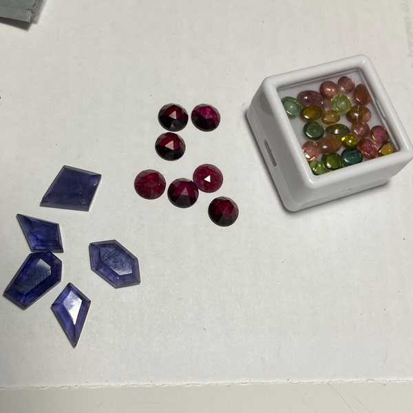 Natural Abalone Shell Pearl and Crystal Doublet Step Cut Hexagon Shape ...