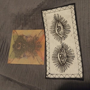 Handmade Eyes Patch Handmade Patch Handmade Patches Eyes Patch Patch ...