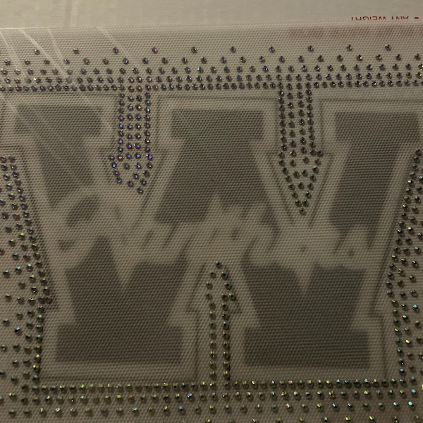Your Name Custom Personalized Rhinestone Hotfix Glitter Foil Transfer ...