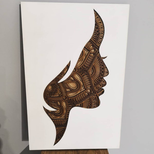 Multilayer Laser Cut File, Women Dxf File, SVG Ai EPS Dxf Laser Cut ...