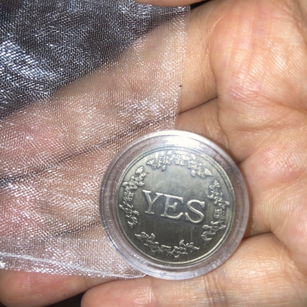 Yes No Coin, Oracle Coin - Decision Coin - Etsy Yes No Coin, Oracle Coin - Decision Coin - Etsy