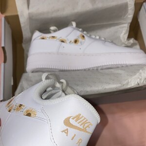 Sunflower Af1's With Painted Toe Box af1's Design - Etsy