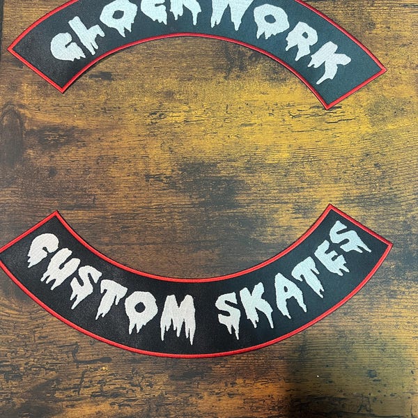 12 Inch Custom Rocker Patches Custom Rocker Patch - Etsy