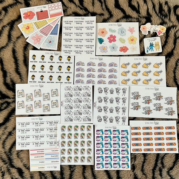 My Favorite Palette Comp Book Foldable Stickers - Etsy