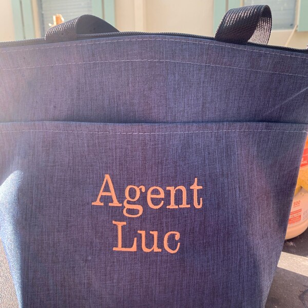 Personalized Lunch Tote, Cute Holiday Gift Lunch Bag, Christmas Gift ...