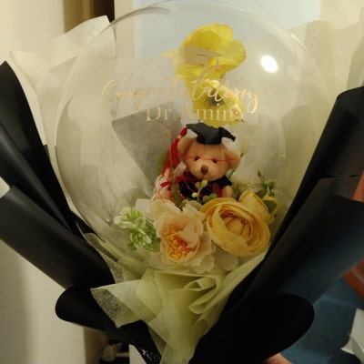 Graduation Flower Bouquet Graduation Flower Gift Unique Gift - Etsy