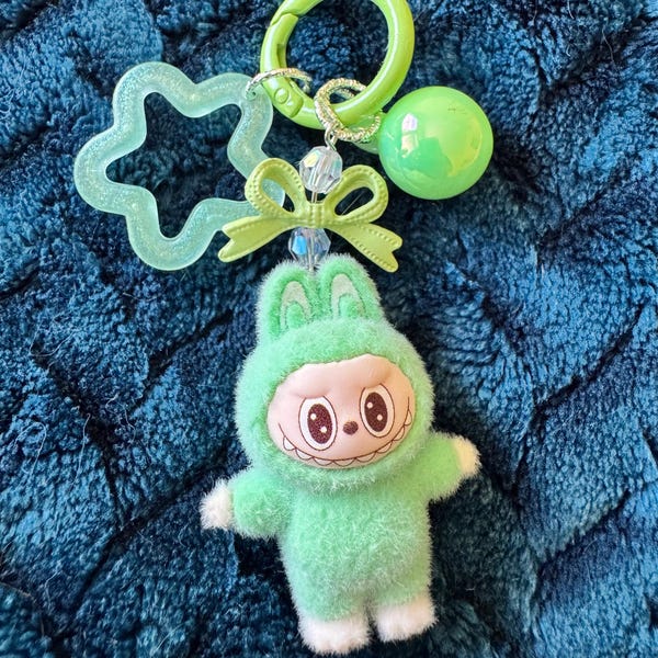 Y2k Punk Dice Keychain, Floral Dice Pendant, Metal Key Ring, Bag ...