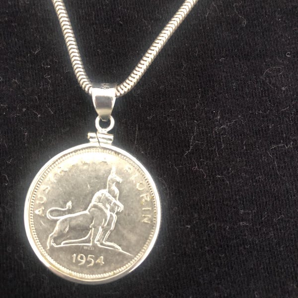 Australian 20 Cent Sterling Silver Coin Frame/bezel - Etsy