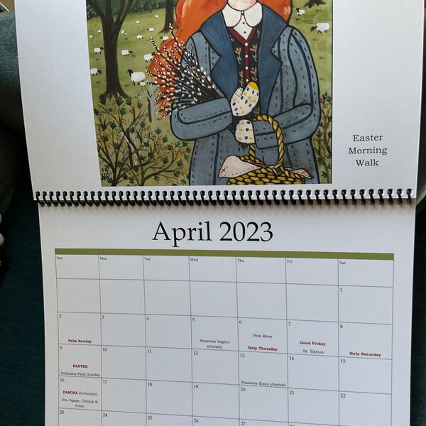 PRINT 8x10 Sally and Cinder Halloween Folk Art - Etsy