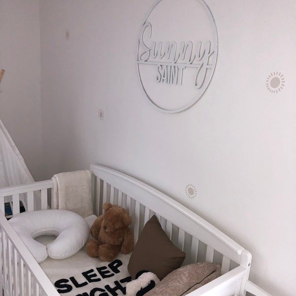 Wall Decal - Boho Sun - Sun Wall Sticker - Etsy