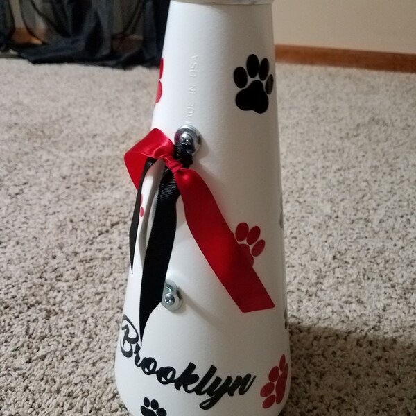 Cheer Megaphone 13" Custom Designed for Your Cheerleader or Event - Etsy