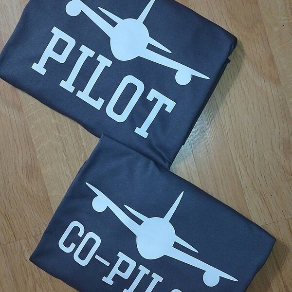 Pilot and Co-pilot Set of 2 Svg Eps Dxf Png Files for Cutting Machines ...