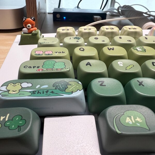 Fox Artisan Keycap | Fox Keycap | Cute Keycaps | Handmade | Animal ...