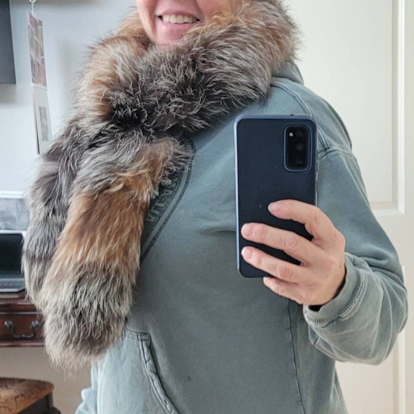 White Fur Extra Long Collar, Fur Stole, Bridal White Fur Collar, White ...