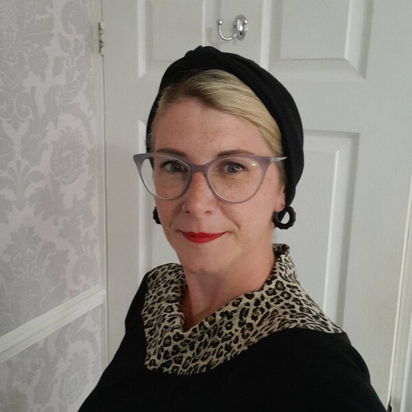 Retro Head Scarf, Chemo Head Wrap, 50s Headband, Rockabilly Clothing ...