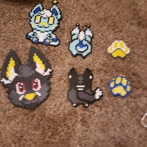 Custom Fursona Perler Badges | Etsy