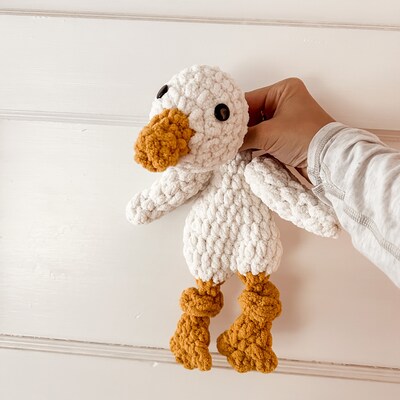 MINI Goldie Goose Knotted Lovey Crochet Goose PATTERN - Etsy