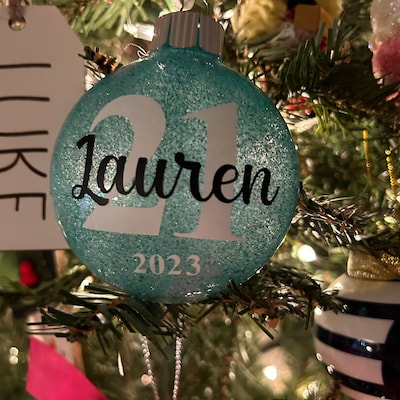 Personalized B.arbie Inspired Glitter Name Ornament - Etsy Canada