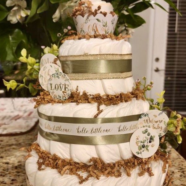Gender Neutral Diaper Cakes