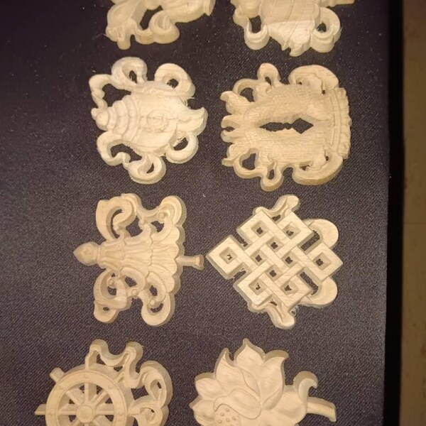W2.4" W3.2" W4" W5" W6" Unpainted Carved Wood Line Molding – Scrolls ...