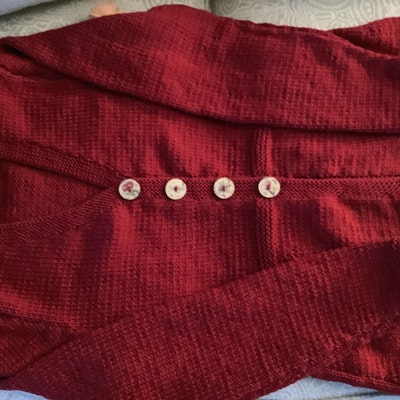 Rich Brown Wooden Buttons, Wood Buttons for Knitting and Sewing ...