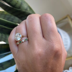 Pinky Ring / 14k Solid Gold Pave Setting Diamond Pinky Ring by - Etsy