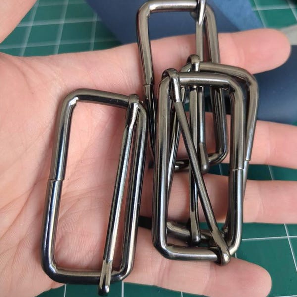 2-4-10pcs Spring Gate Ring Metal O Ring Spring Ring Clasp Push Gate ...