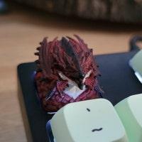 Rathalos Artisan Keycap - Monster Hunter Keycap | Custom Keycaps ...