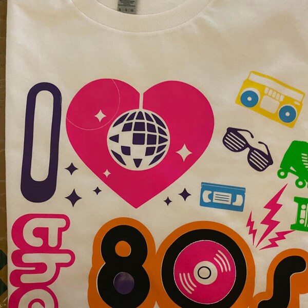 I Love the 80s Svg, 80s Party Svg, Retro Clipart, Eighties Theme Svg ...