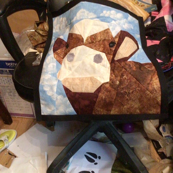 14" Cat Foundation Paper Piecing Quilt Block Pattern FPP - Etsy