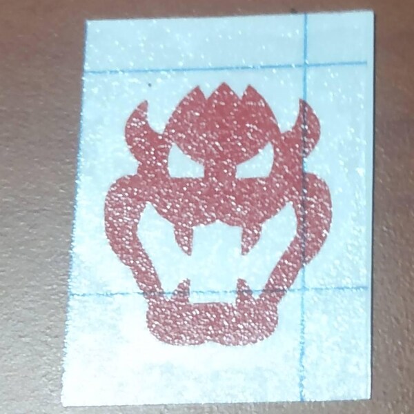 Super Mario Bros Nintendo Bowser Emblem Icon Logo Vinyl Decal - Etsy