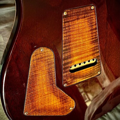 PRS USA Backplate & Tremolo Cover Shown in Quilted Maple - Etsy