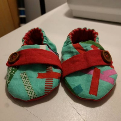Reversible Baby Shoes Sewing Pattern PDF Tutorial in English With ...