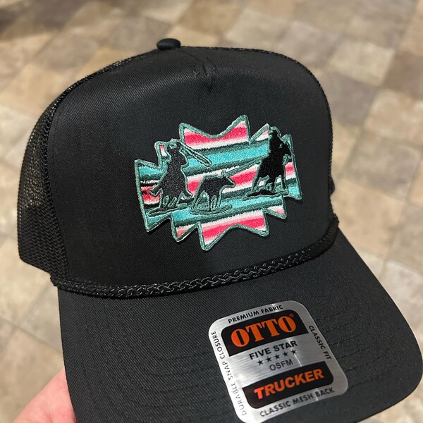 Cowgirl Patch, Turquoise Patch, Trucker Hat Patch, Rodeo Patch, Cowboy ...