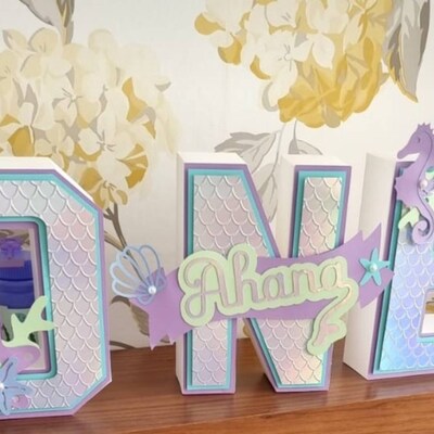 Mermaid Favors Bag Container for Party Personalized Plastic - Etsy