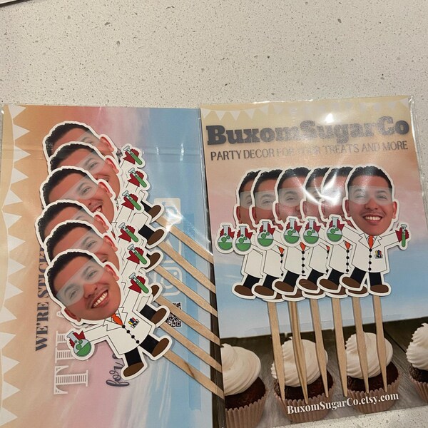 German Birthday Retirement Party Decoration Cupcake Topper Sticker ...