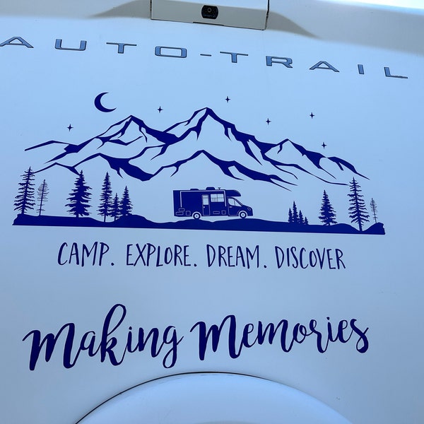 Motorhome Decal , Personalized Words With Motorhome Decal ,home Where ...