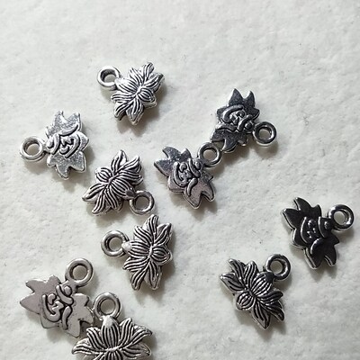 Small Paw Print Connectors Paw Print Charms Bracelet Earring Findings ...