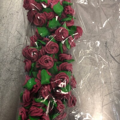 100 Royal Icing Violets 100 Approx. Size 1/2 - Etsy