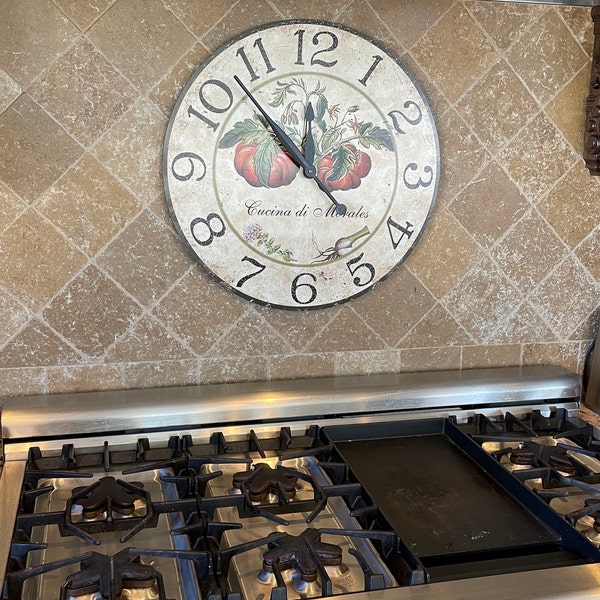 Personalized Italian Kitchen Clock - Etsy
