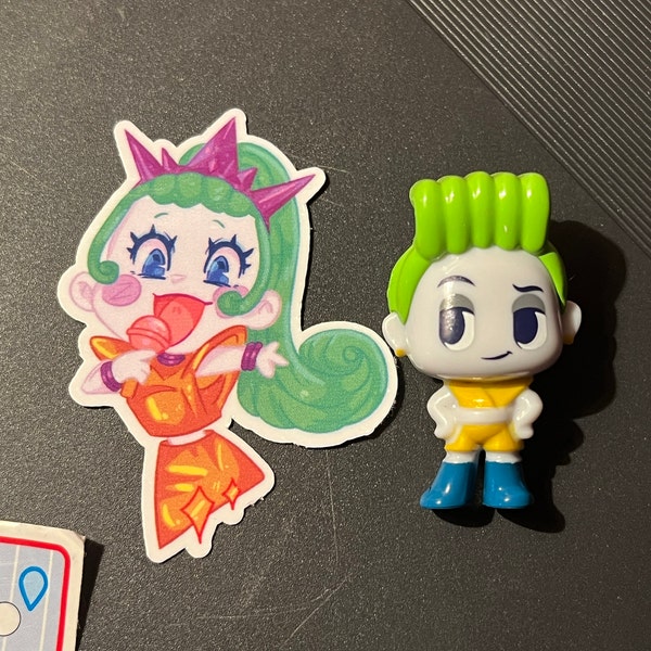 PRE ORDER 3 In. Orchid and Kid Ritz Keychains / TROLLS 3/ Double Sided ...