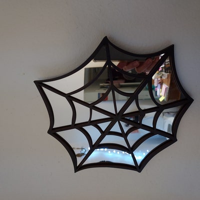 Spider Web Mirror Silver Spider's Web - Etsy