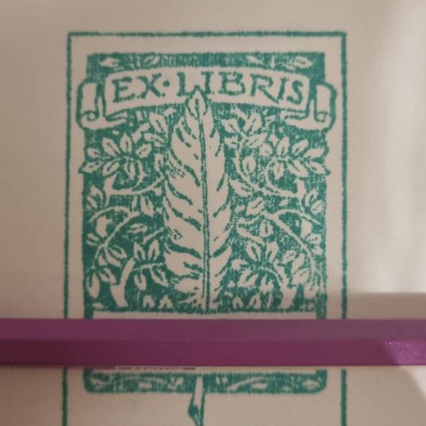 Custom Ex Libris Stamp, Custom Printing Press Bookplate, Personalizable ...