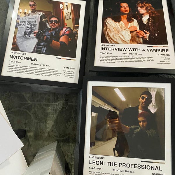 Movie Poster Set of 3 Custom Print, Choose Your Movies, Personalized ...