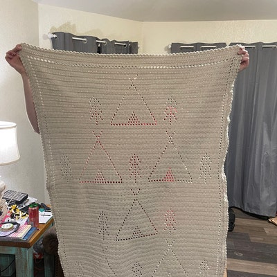 Moose Baby Blanket Crochet Pattern Crochet Pattern Filet - Etsy