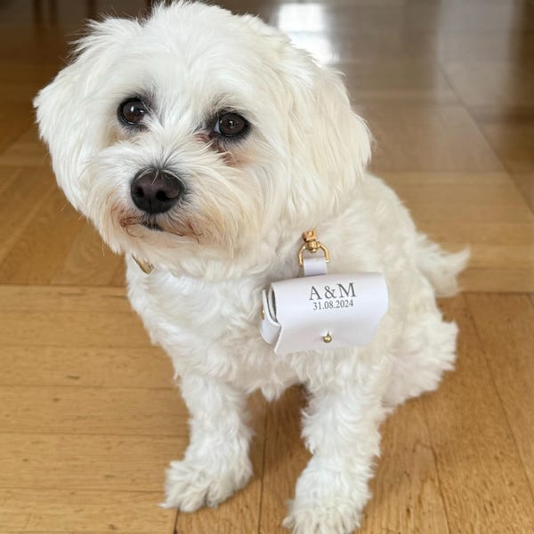 Personalised Leather Ring Box-dog Proposal Engagement Ring Box-ring ...