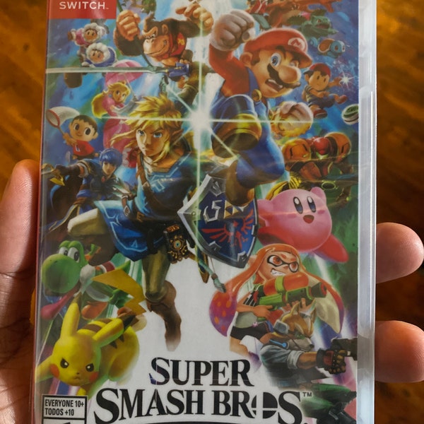Super Smash Bros Ultimate: Replacement Cover Art & Case for Nintendo ...