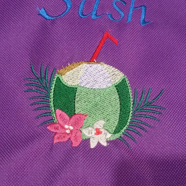 Coconut Water Embroidery - Machine Embroidery Design, Embroidery ...