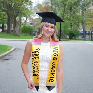 Teacher Graduation Stole - Etsy