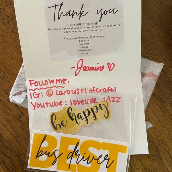 Best Bus Driver | Bus Driver Appreciation Waterproof Sticker | School ...